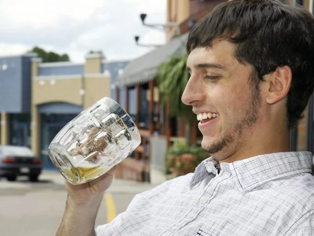 Fraternity College Students Drinking